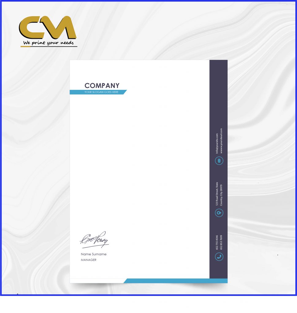 Letterhead – CM Office Printing